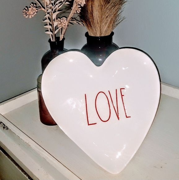 Rae Dunn | Kitchen | Nwt Rae Dunn Love Heart Plate | Poshmark